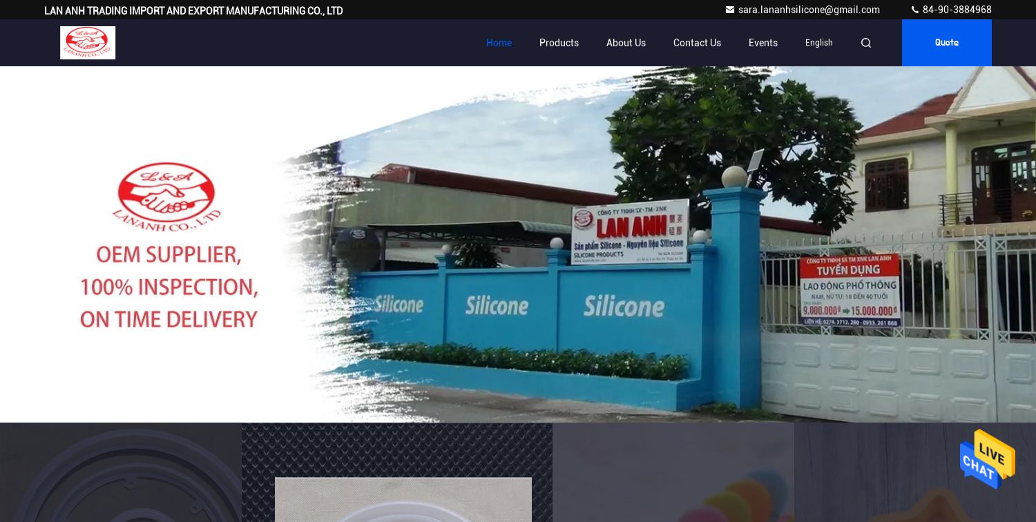 pc interface of rubbersiliconeparts.com