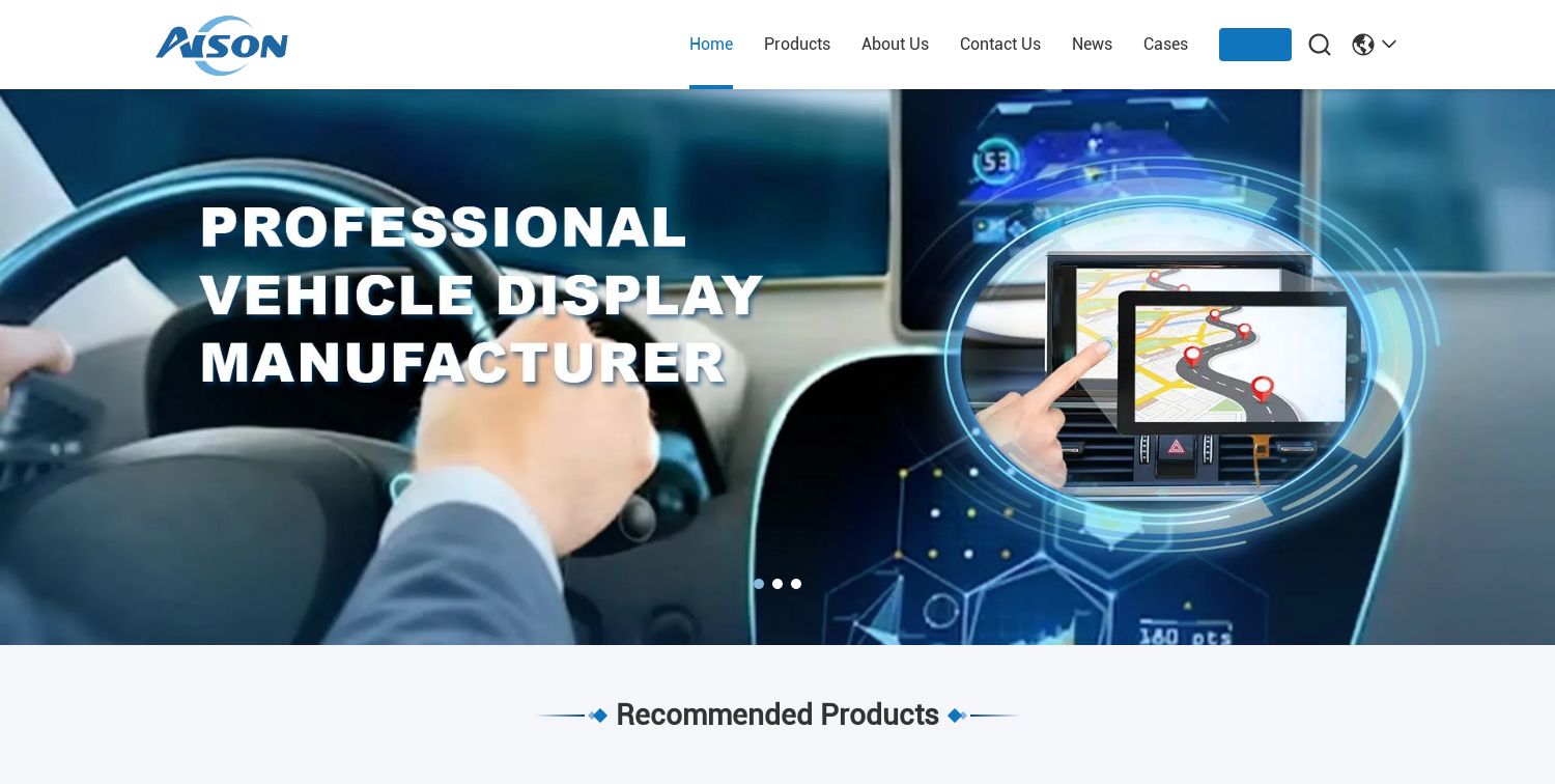 pc interface of aison-display.com