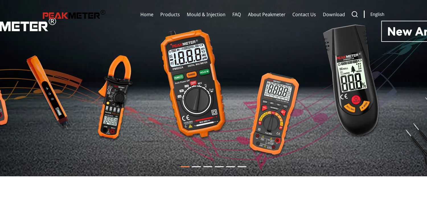 pc interface of peak-meter.com