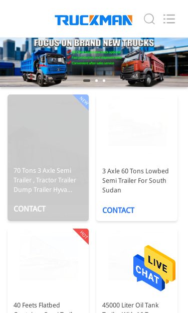 mobile interface of containersemitrailer.com