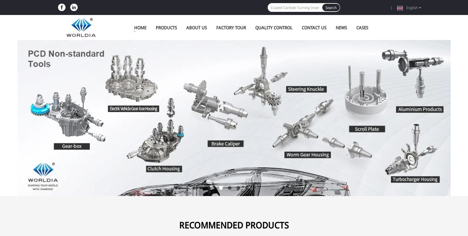 pc interface of worldiacuttingtools.com