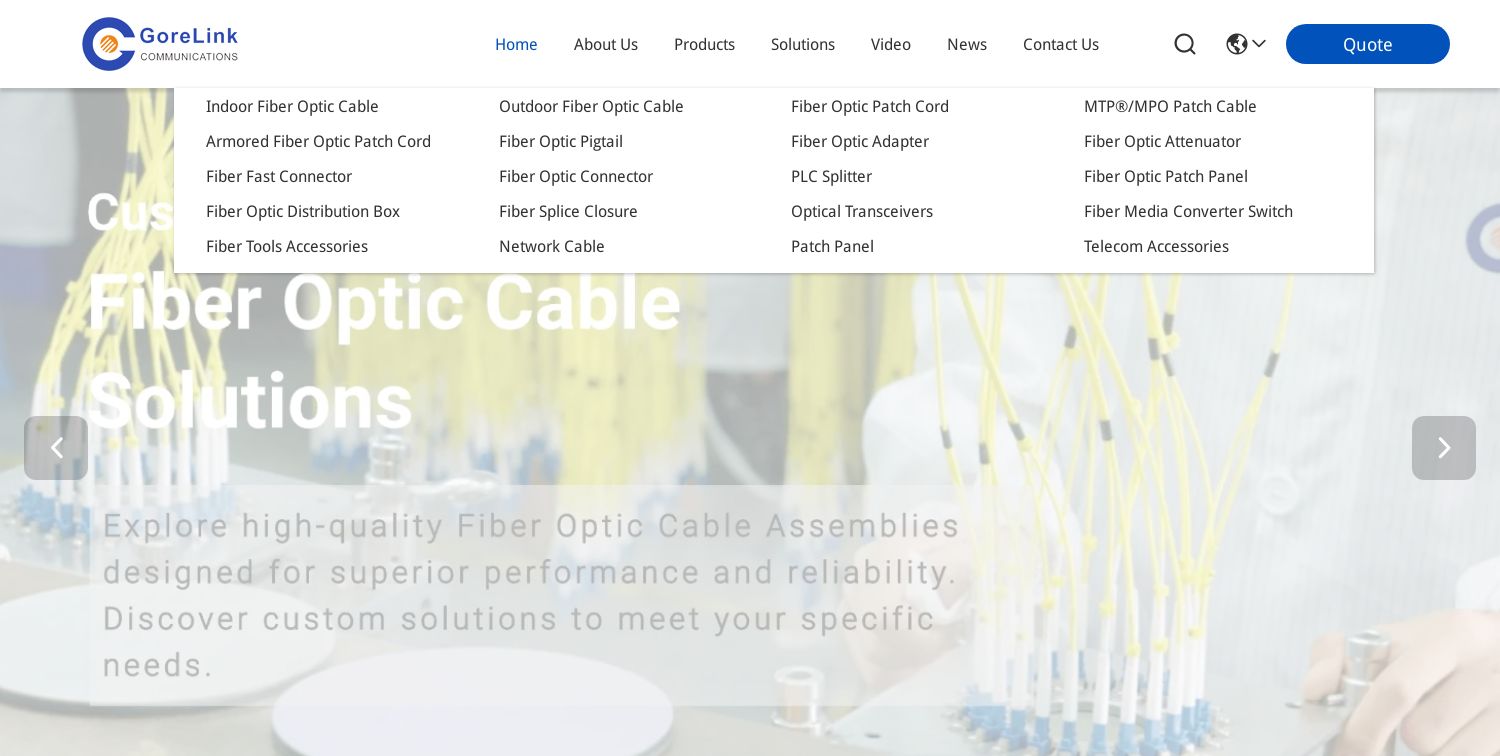 pc interface of gorelink.com