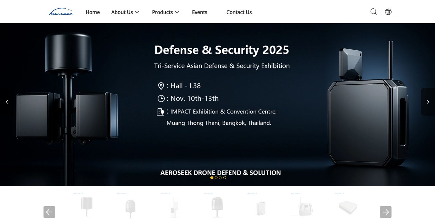 pc interface of dronesdetect.com