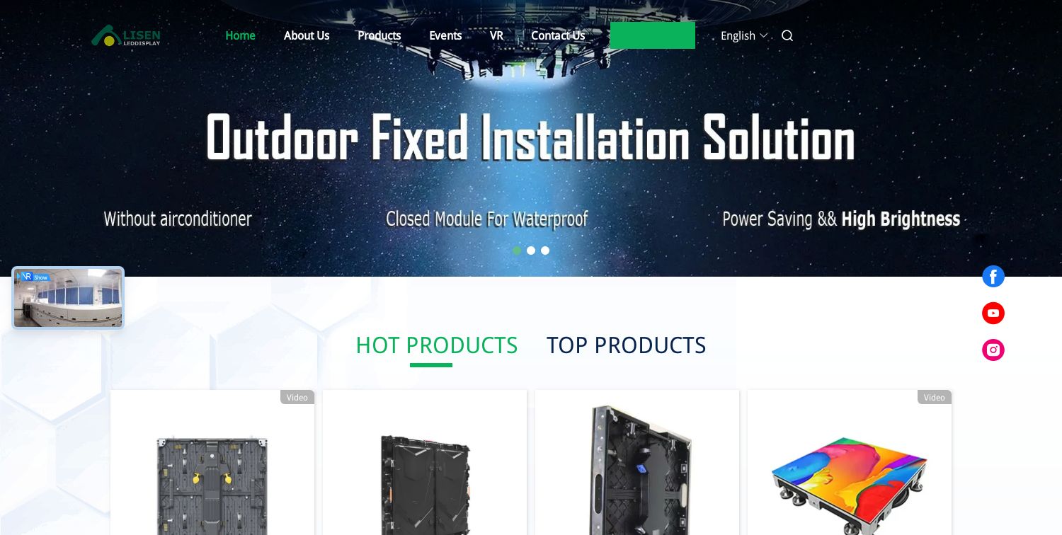 pc interface of fullcolor-leddisplays.com