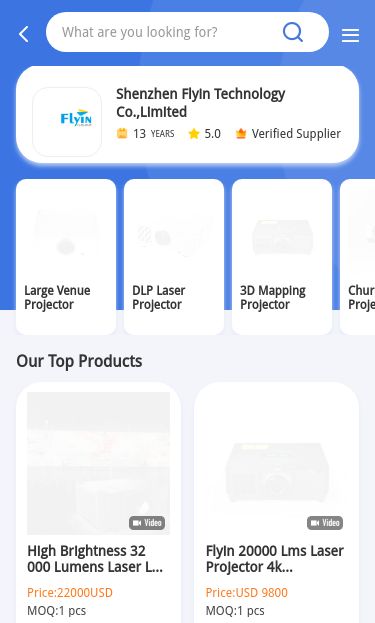 mobile interface of szflyin.com