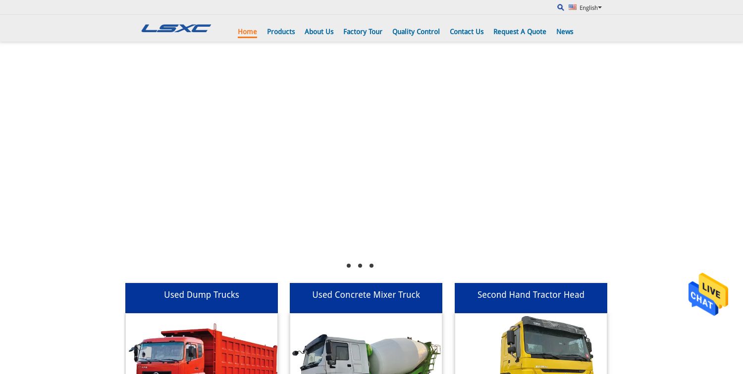 pc interface of useddump-trucks.com
