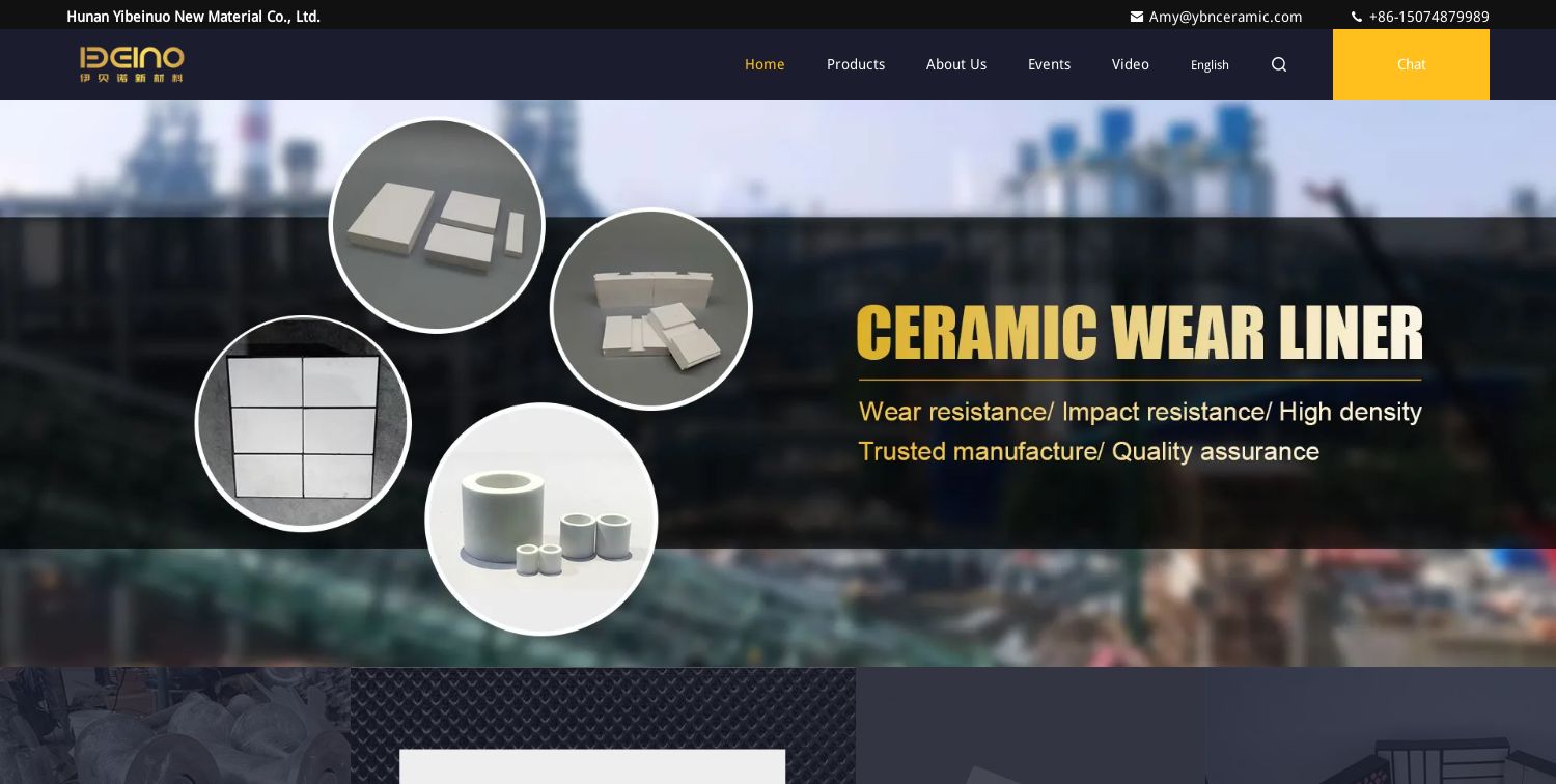 pc interface of ybnceramic.com