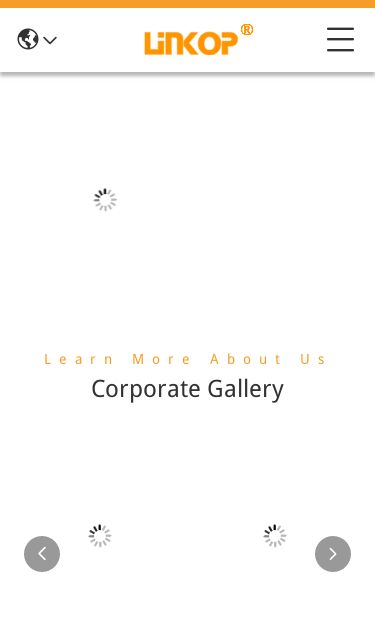 mobile interface of ledslightstrip.com