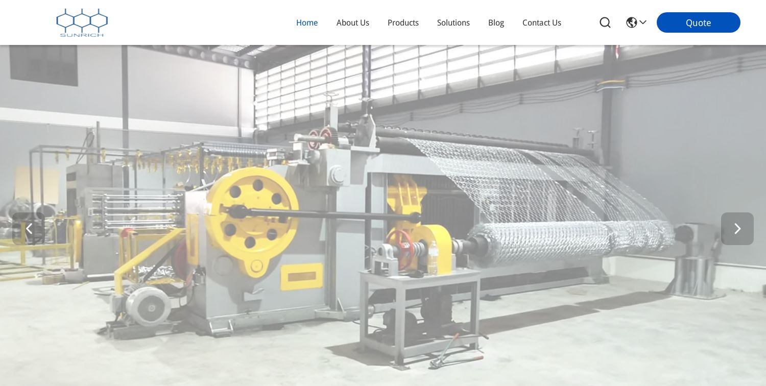 pc interface of gabionmakingmachine.com