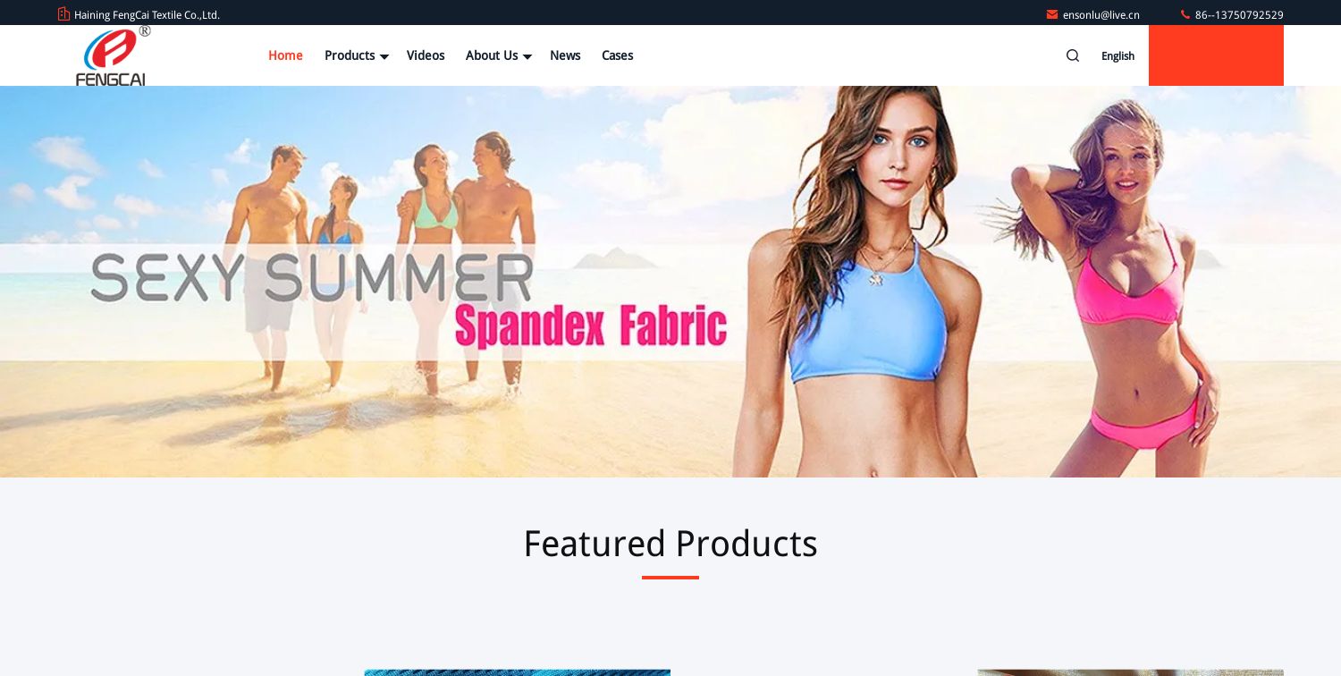 pc interface of polyesterspandexfabric.com