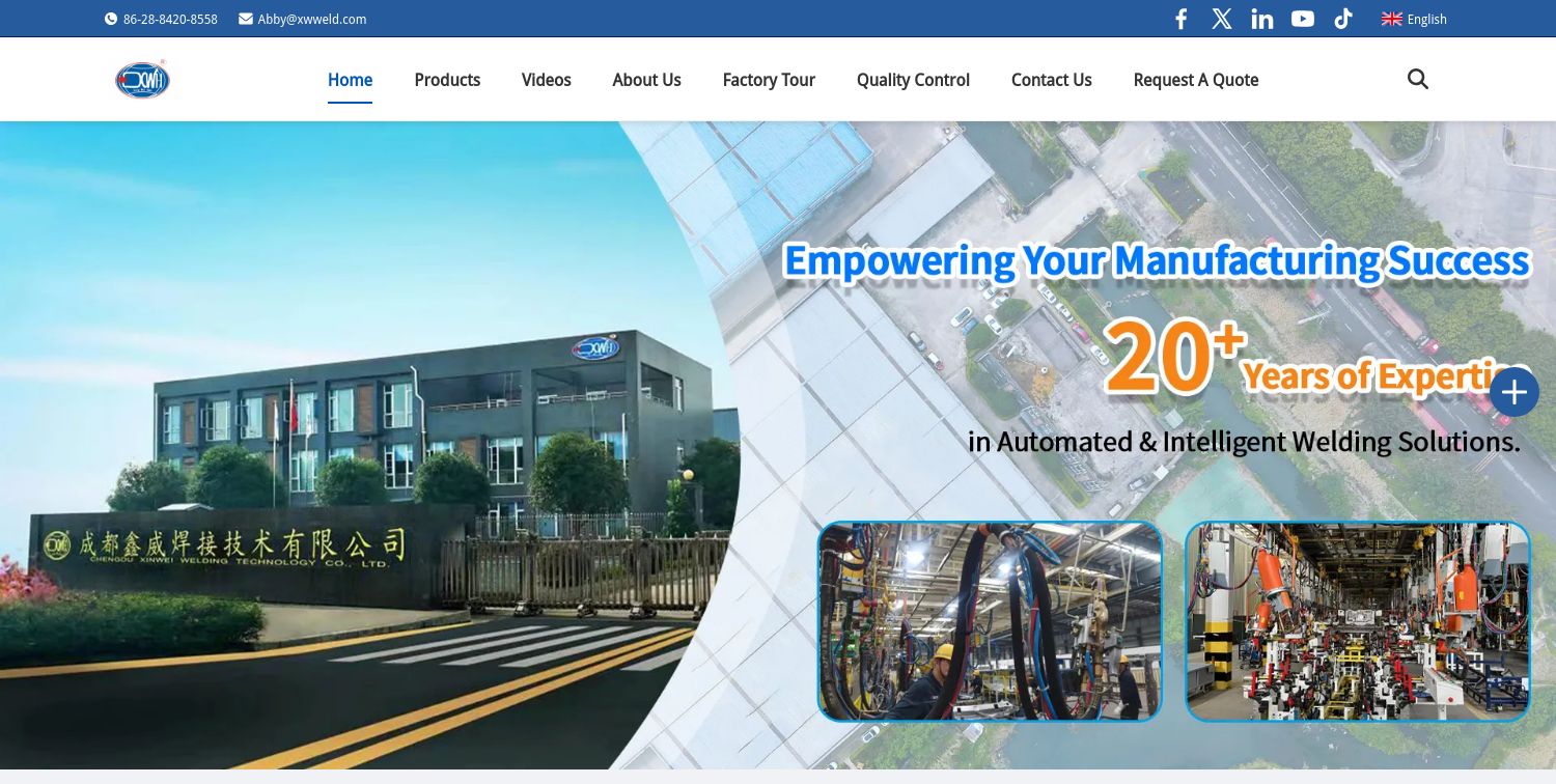 pc interface of xwwelding.com