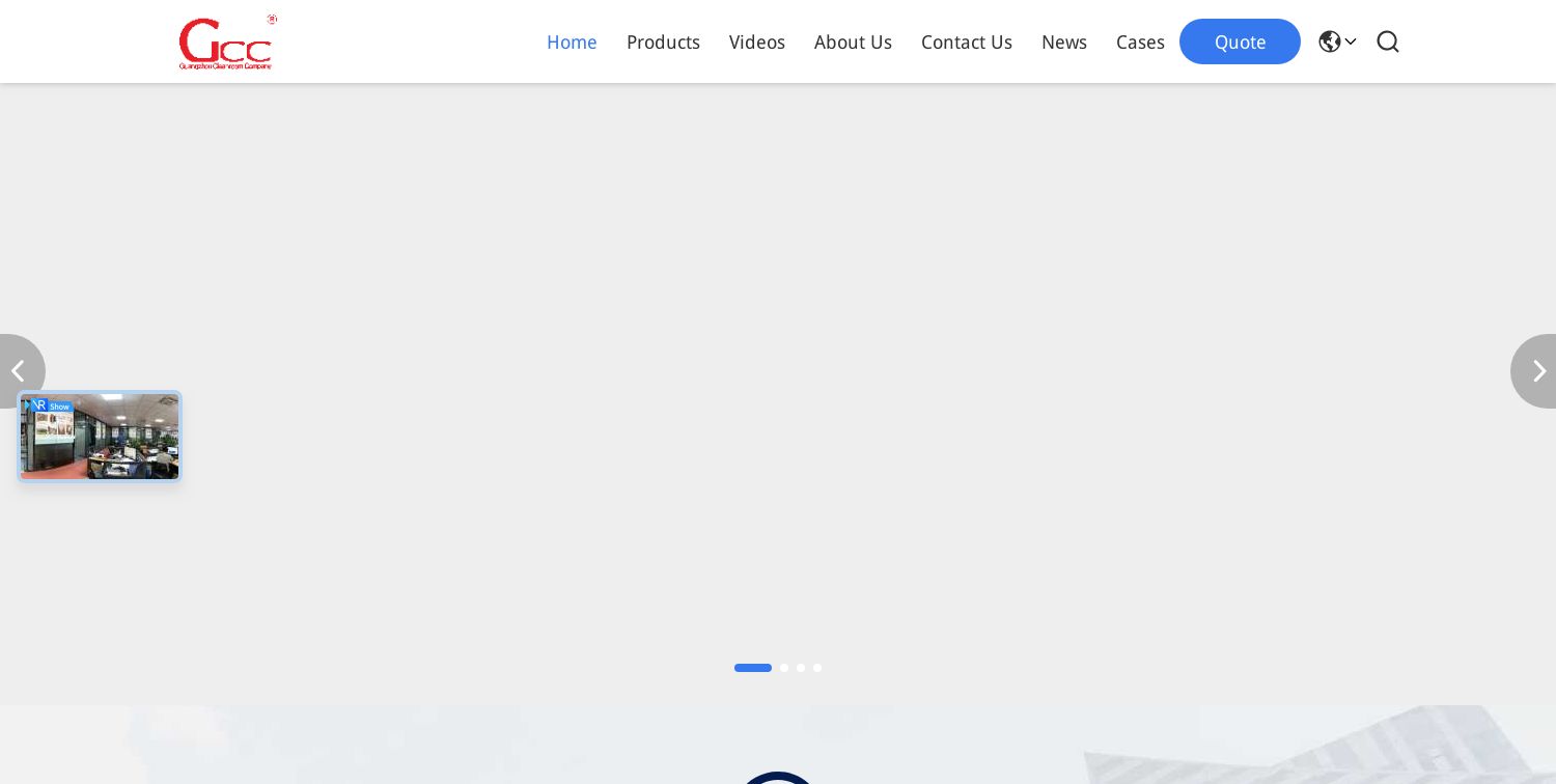pc interface of prefabcleanroom.com