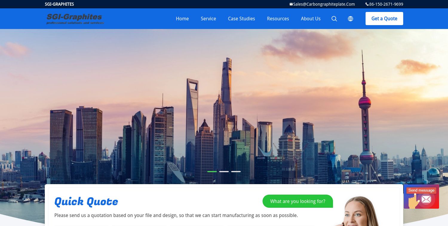 pc interface of carbongraphiteplate.com