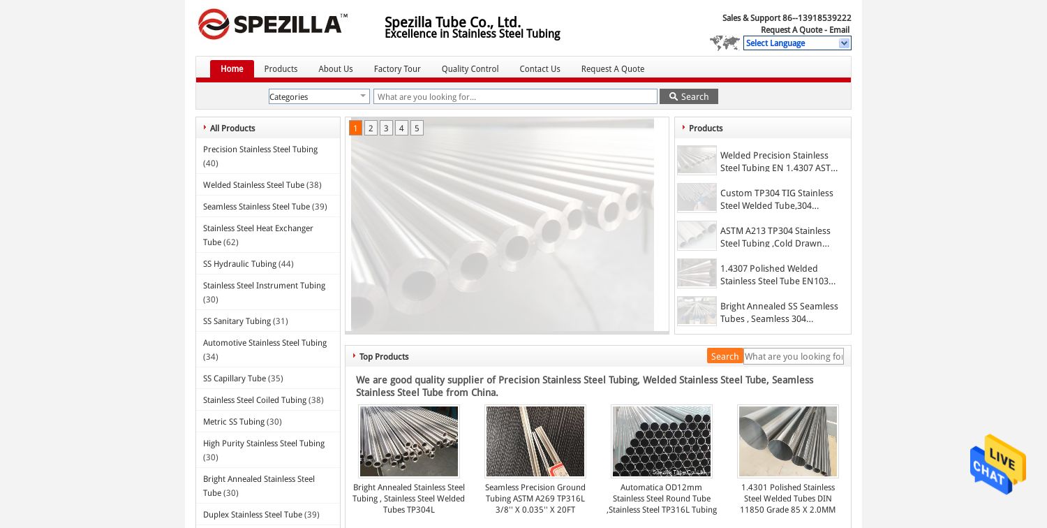 pc interface of stainless-steeltubes.com