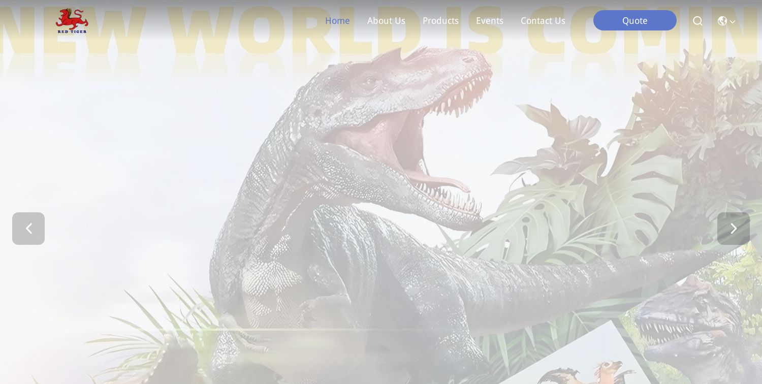pc interface of realistic-dinosaur.com