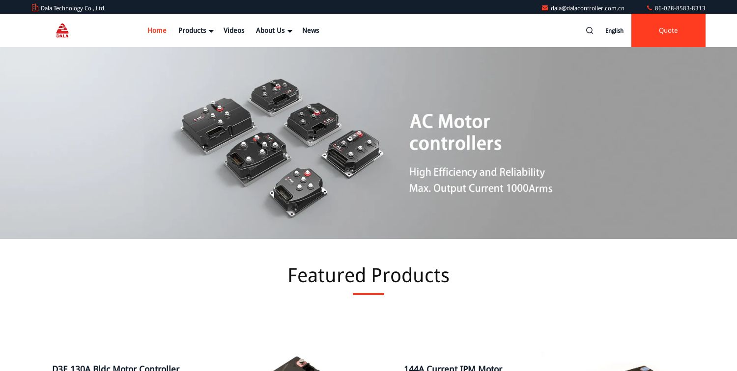 pc interface of dalacontrollers.com