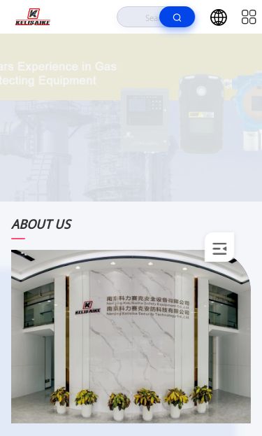 mobile interface of multi-gasdetection.com