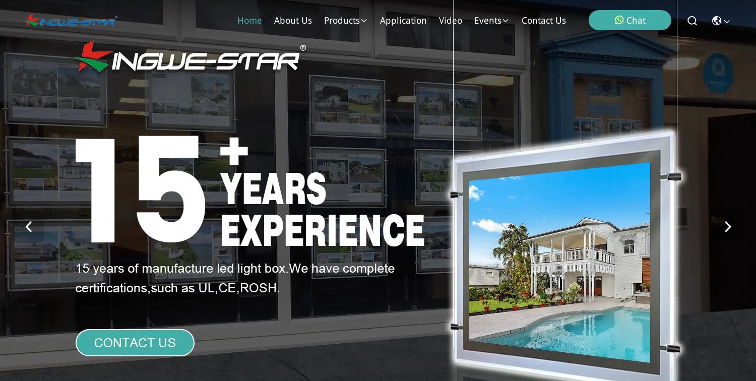 pc interface of kingwe-star.com