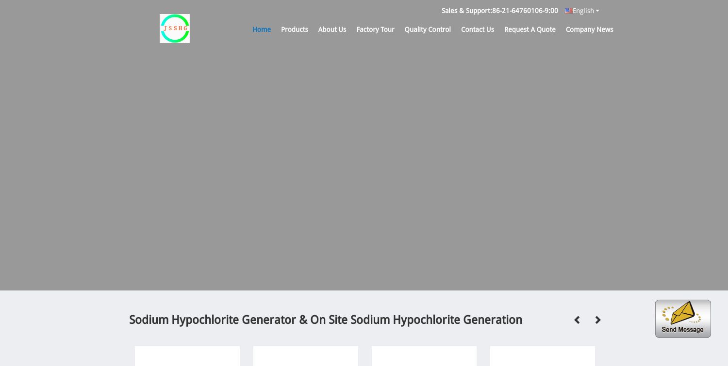 pc interface of sodiumhypochloritegenerator.com