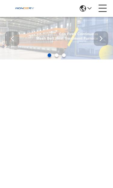 mobile interface of industrialmetalfurnace.com