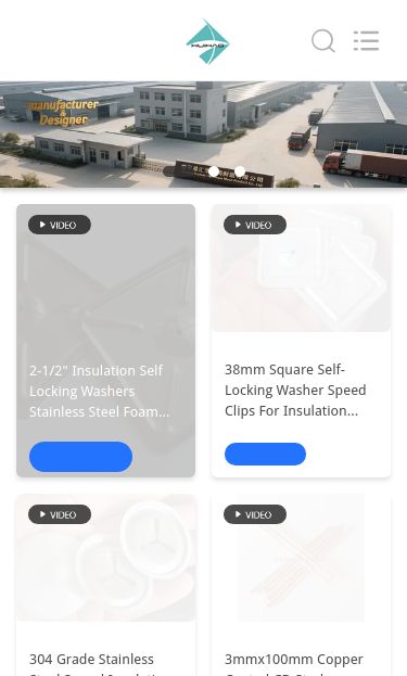 mobile interface of selfadhesiveinsulationpins.com